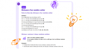 Soutien scolaire en ligne maths - Cours et exercices en ligne