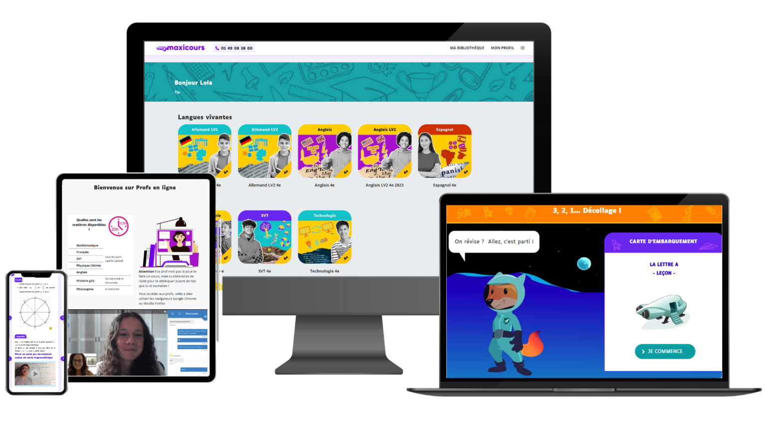 myMaxicours | Soutien scolaire et Profs en ligne